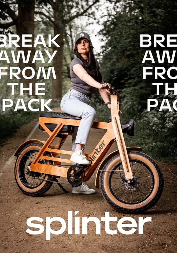 Brochure aanvragen | Splinter houten e-bike